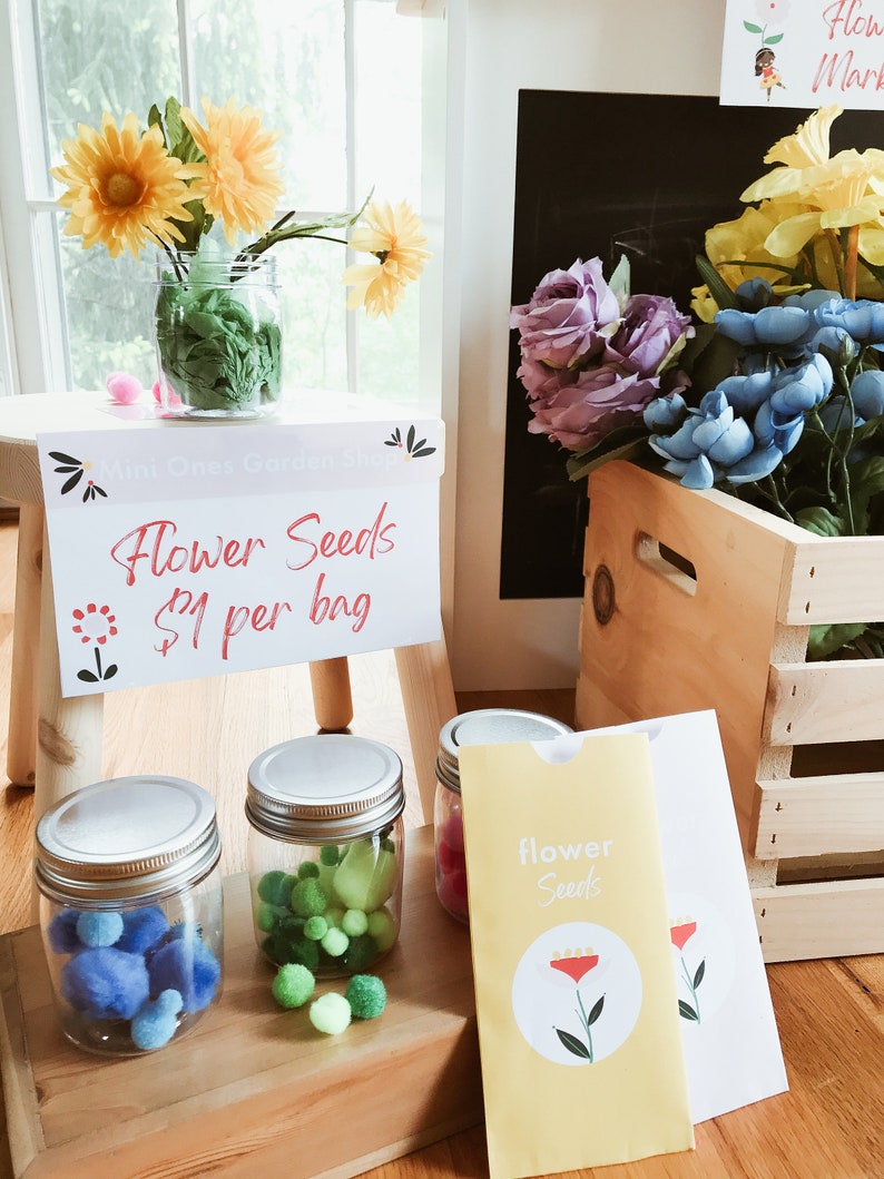 Dramatic Play Garden Shop Flower Market Home School - Etsy