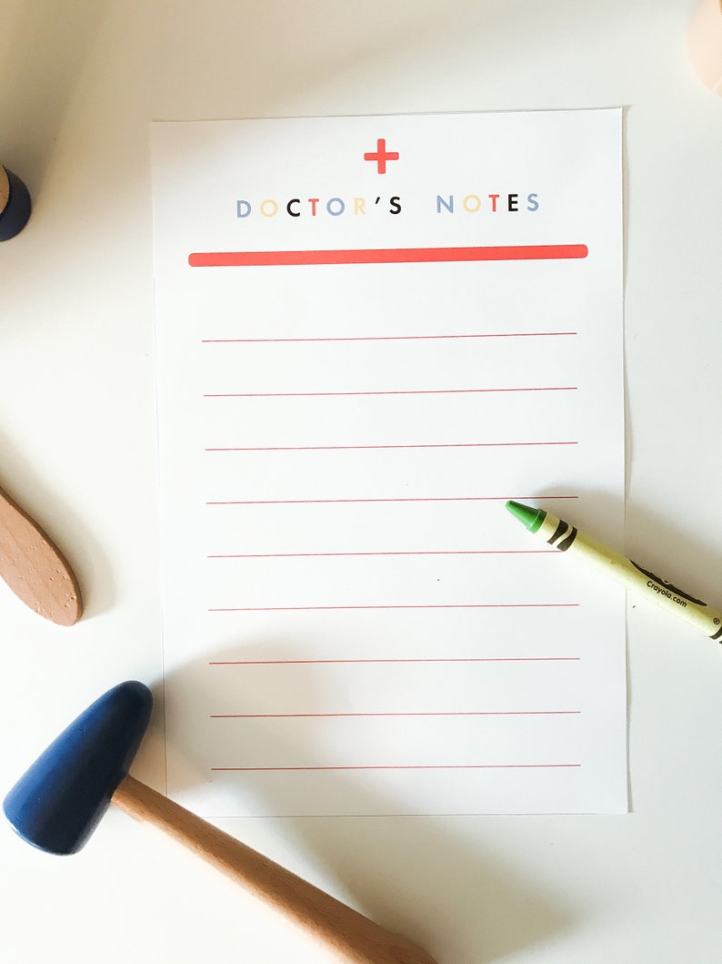 Dramatic Play - Hospital - Doctor's Office - Home School Activity - Etsy