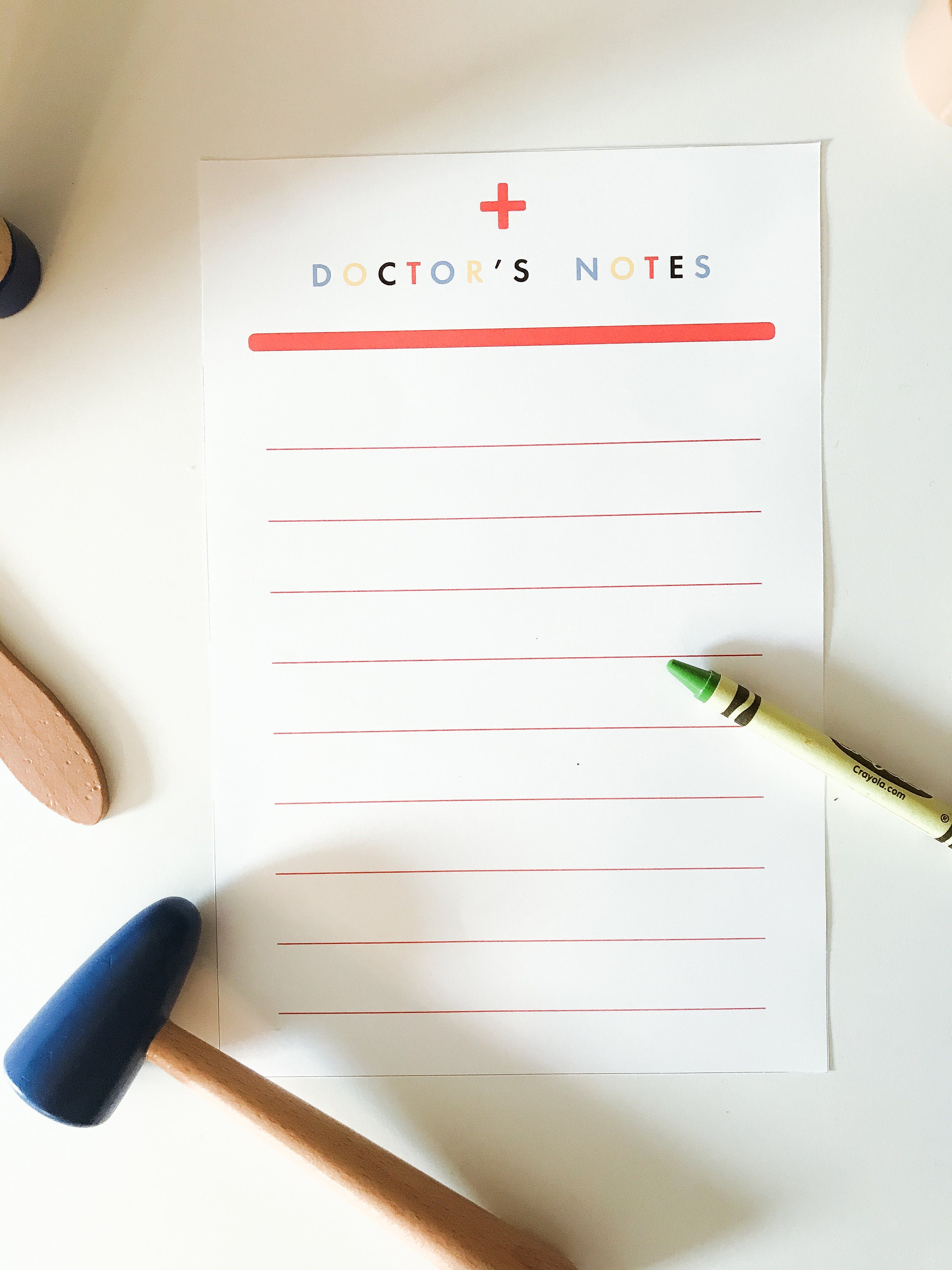 Dramatic Play - Hospital - Doctor's Office - Home School Activity - Etsy