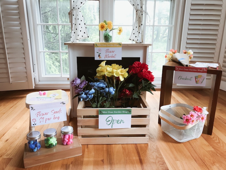 Dramatic Play - Garden Shop - Flower Market - Home School Activity - Etsy