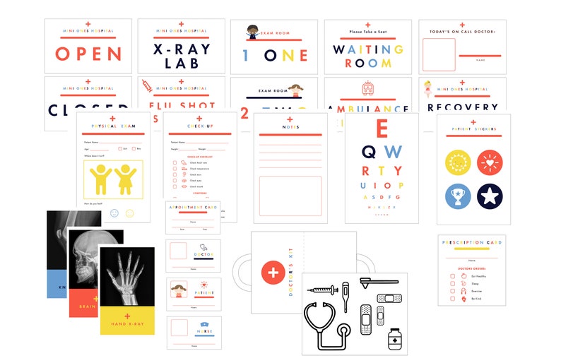 Dramatic Play - Hospital - Doctor's Office - Home School Activity - Etsy