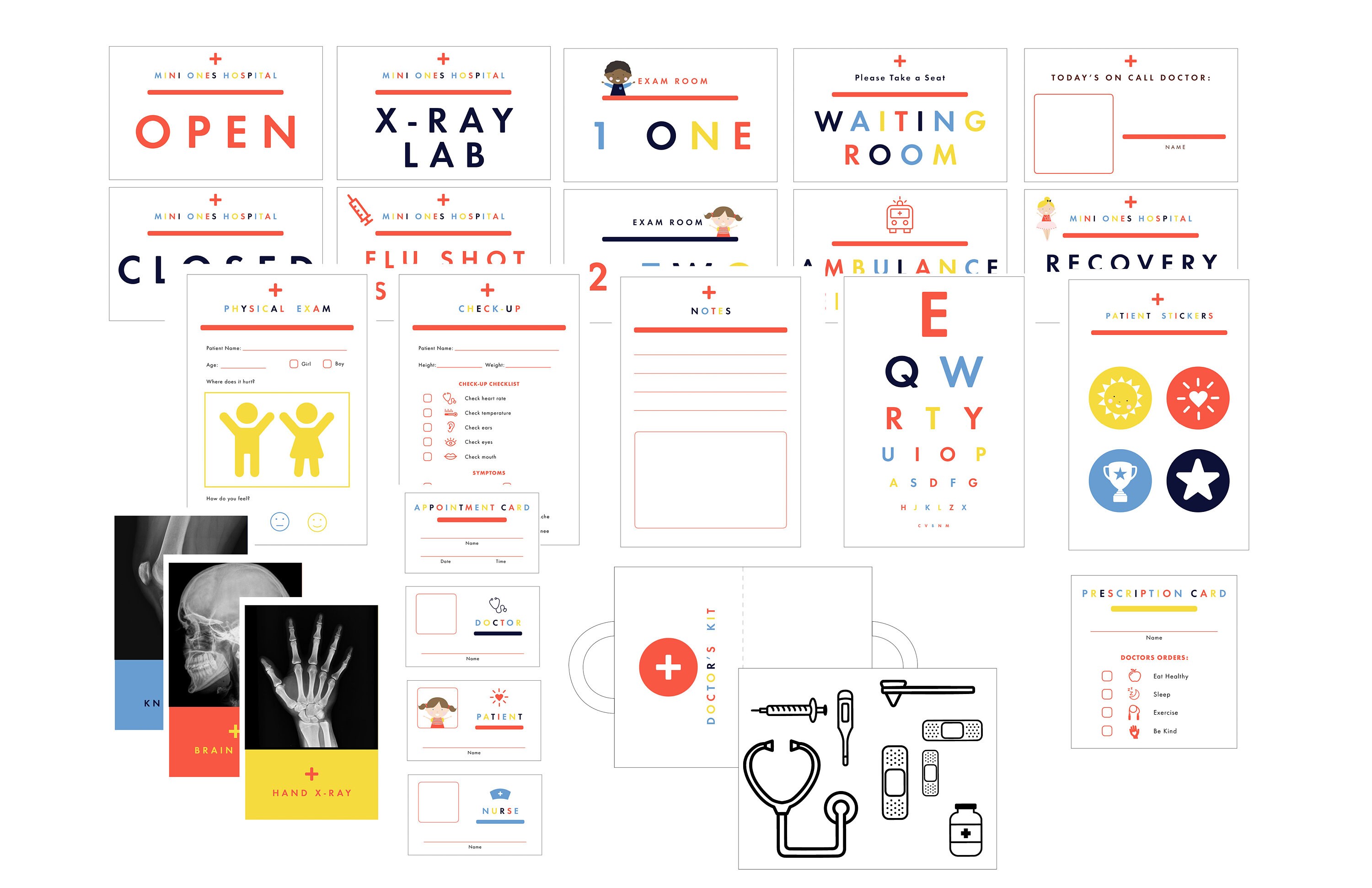 Dramatic Play - Hospital - Doctor's Office - Home School Activity - Etsy