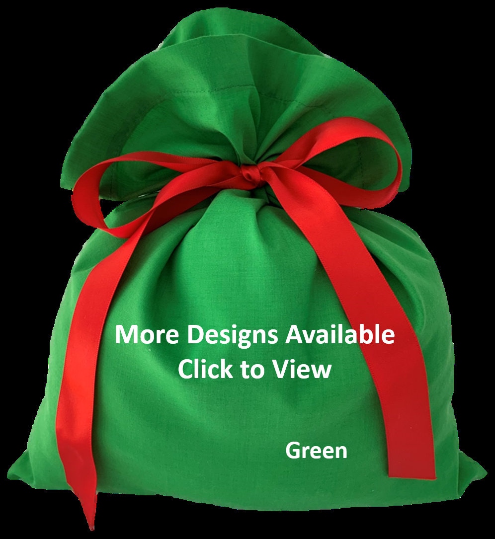 Gift Bags Gift Wrapping Christmas Fabric Bags Fabric Gift - Etsy