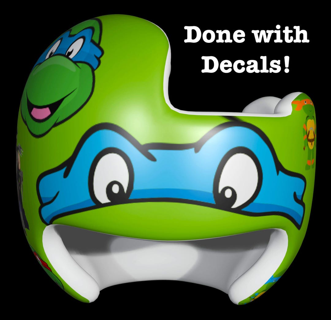 Personalized Doc Band Turtle Decal Stickers for Cranial Helmet ...