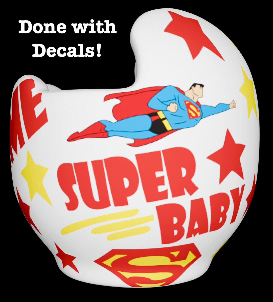 Personalized Super Baby Doc Band Decal for Cranial Helmet, Hanger ...