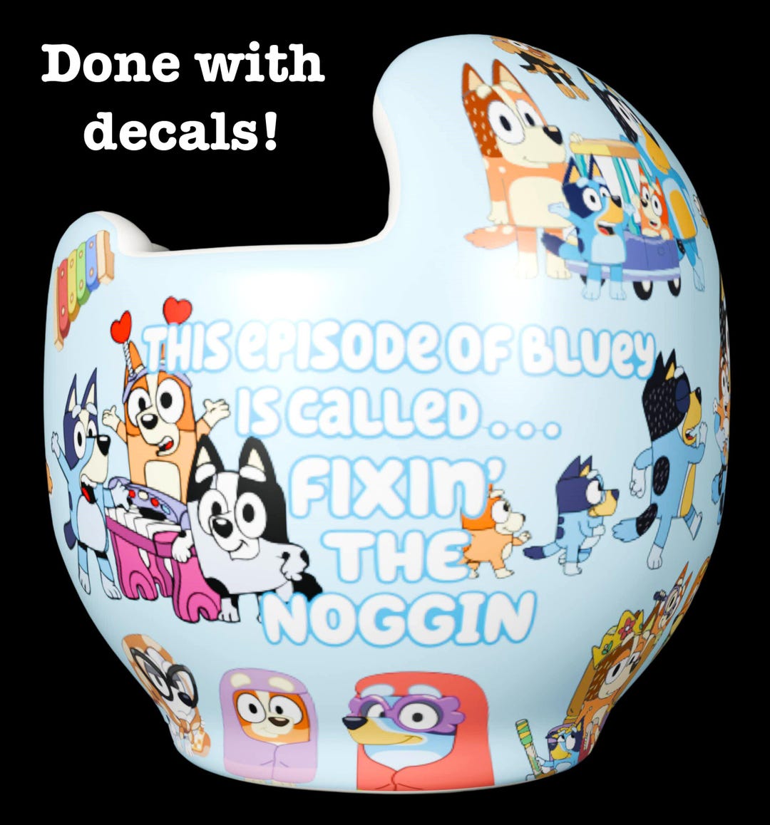 Cute Cartoon Dog Baby Helmet Decals | Wholesome Family Cranial Band ...