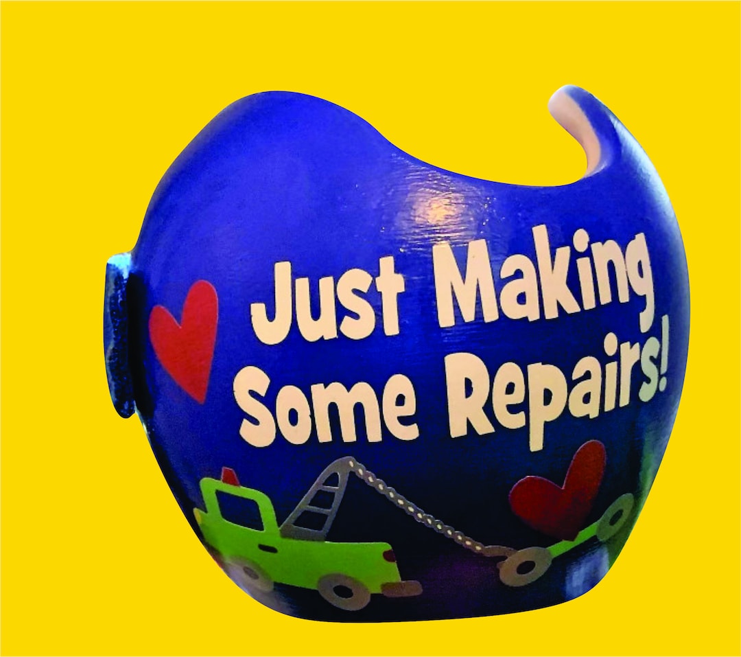 Custom Design Doc Band Decoration Decals, Stickers, Cranial Helmet ...