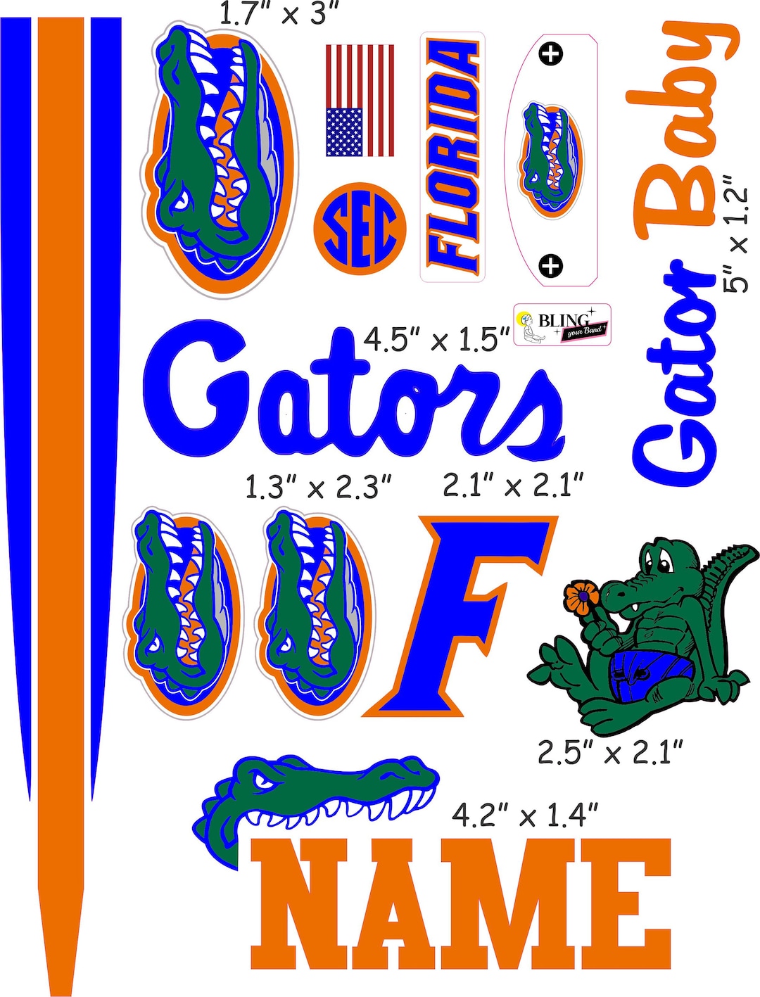 Custom Design Doc Band Decoration Decals, Stickers, Cranial Helmet ...
