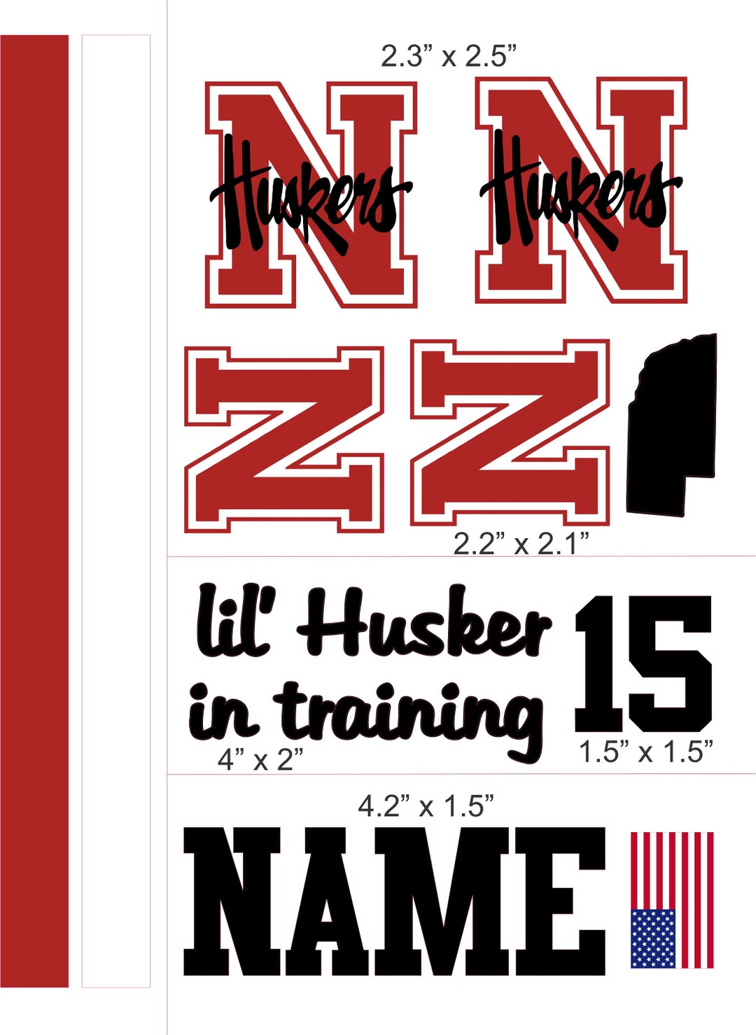 Custom Design Doc Band Decoration Decals, Stickers, Cranial Helmet ...