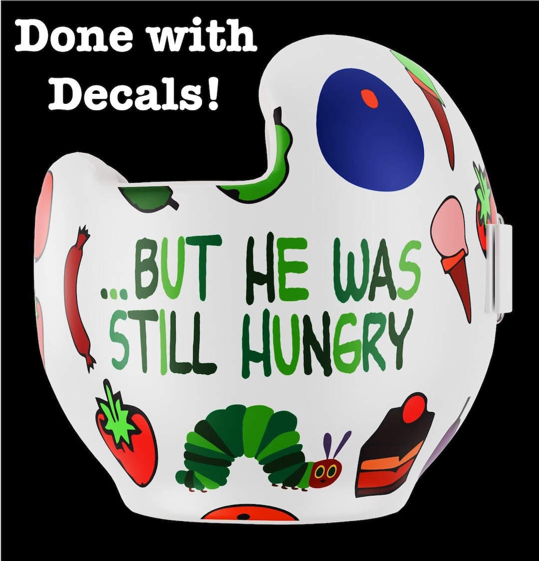 Personalized Doc Band Decals | Very Hungry Caterpillar | Stickers for ...