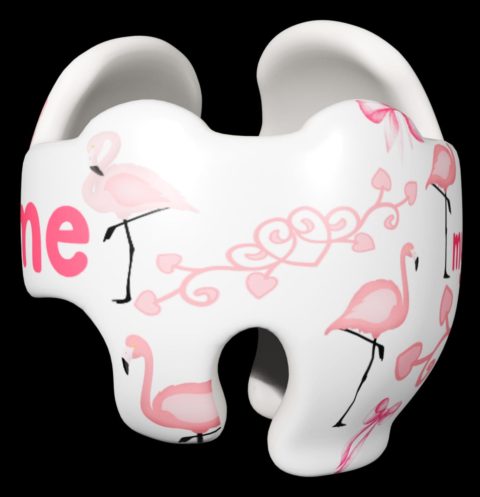 Pink Flamingo Doc Band Decal | Cute Cranial Helmet Wrap for Baby Girl ...