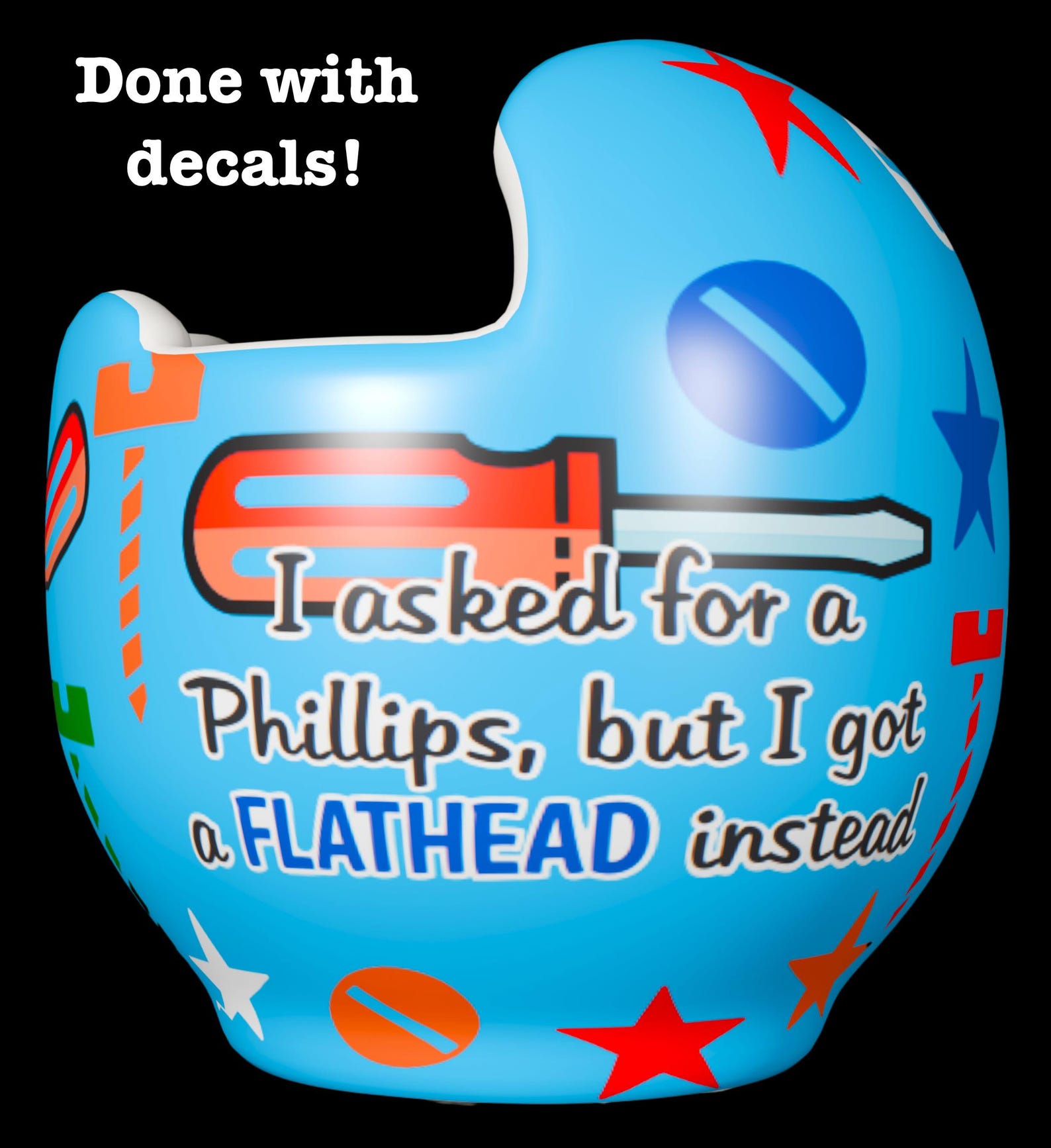 Custom Design Doc Band Decoration Decals, Stickers, Cranial Helmet ...