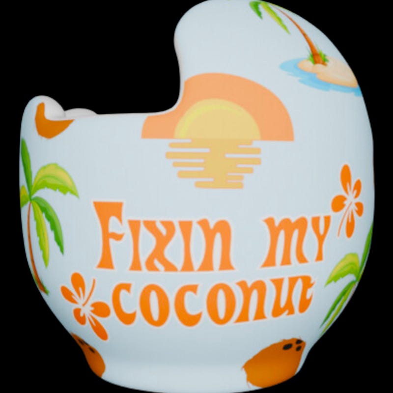 Coconut Hat - Etsy