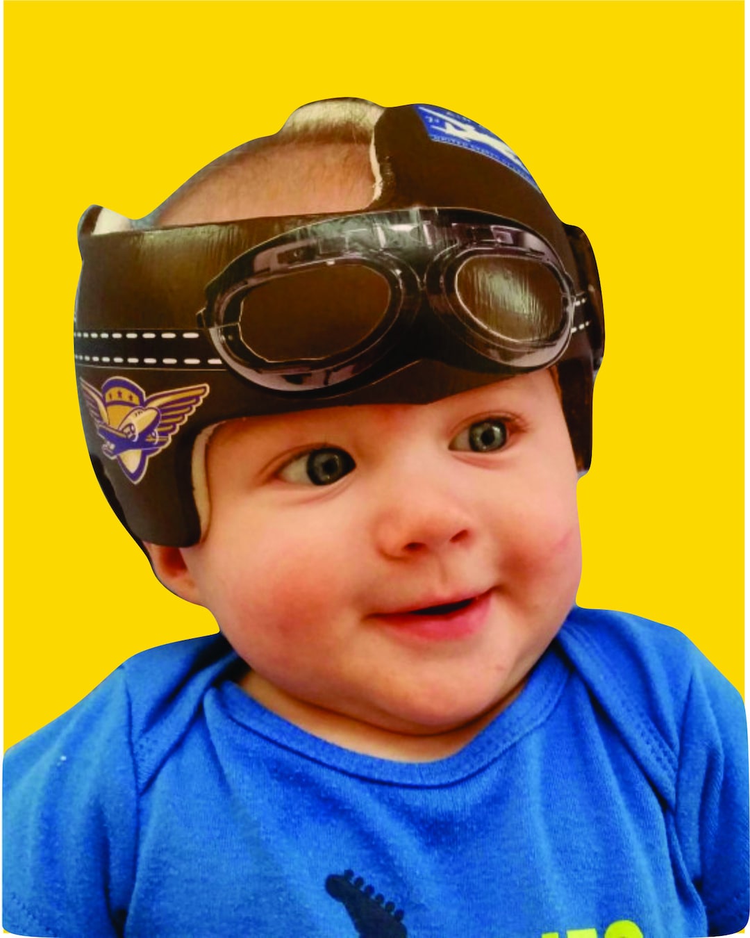 Custom Design Doc Band Decoration Decals, Stickers, Cranial Helmet ...