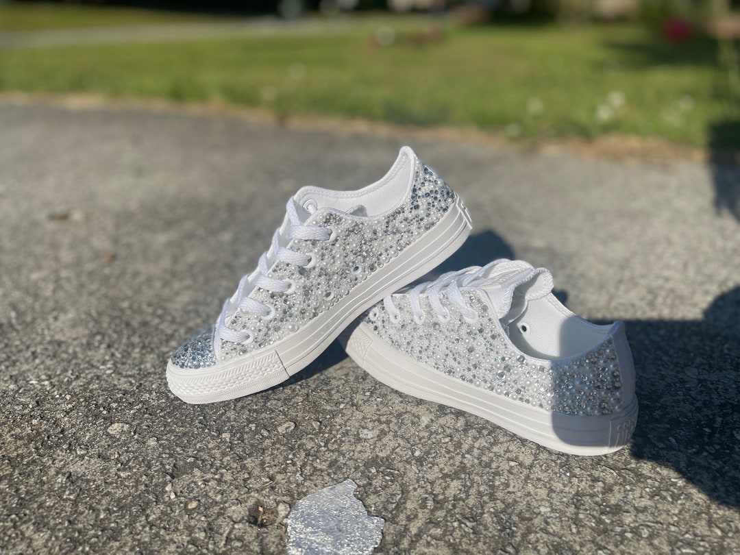 Adult Custom Bedazzled Bling Converse - Etsy