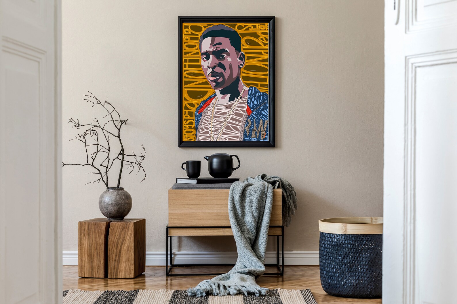 Young Dolph Tribute Portrait - Immortalize the Spirit of '100 Shots ...