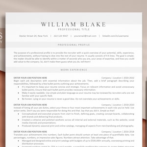 ATS Friendly Resume Template Google Docs, Word, Pages, ATS Resume ...