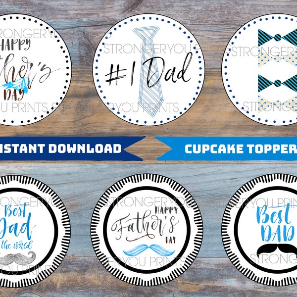 Mustache Cupcake Topper - Etsy