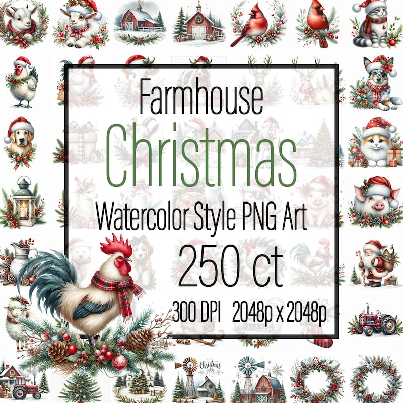 Farmhouse Christmas - Etsy