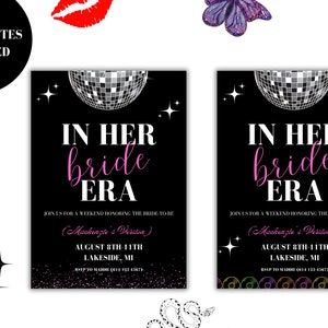 Taylor Eras Bachelorette Party Invitations, Tour, Era Swift, Eras ...
