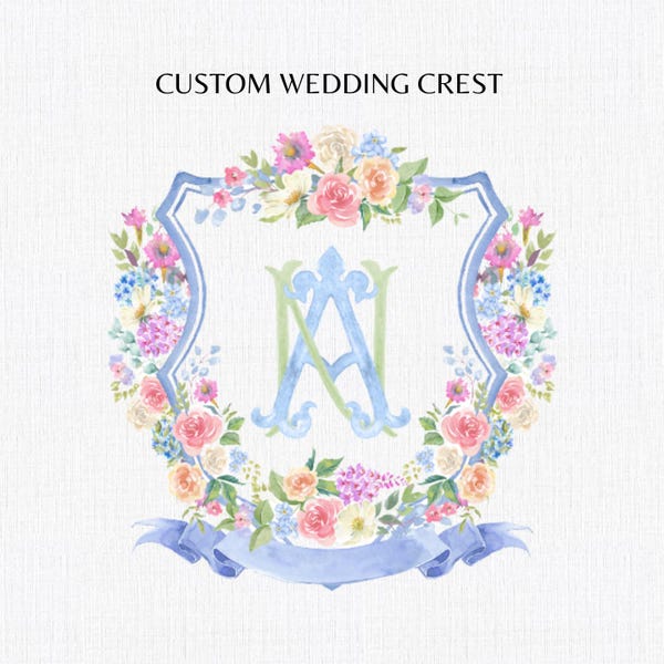 Flower Monogram - Etsy