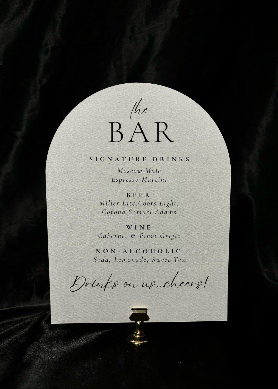 Wedding Bar Sign Signature Cocktail Sign Wedding Bar Menu Cocktail Menu ...