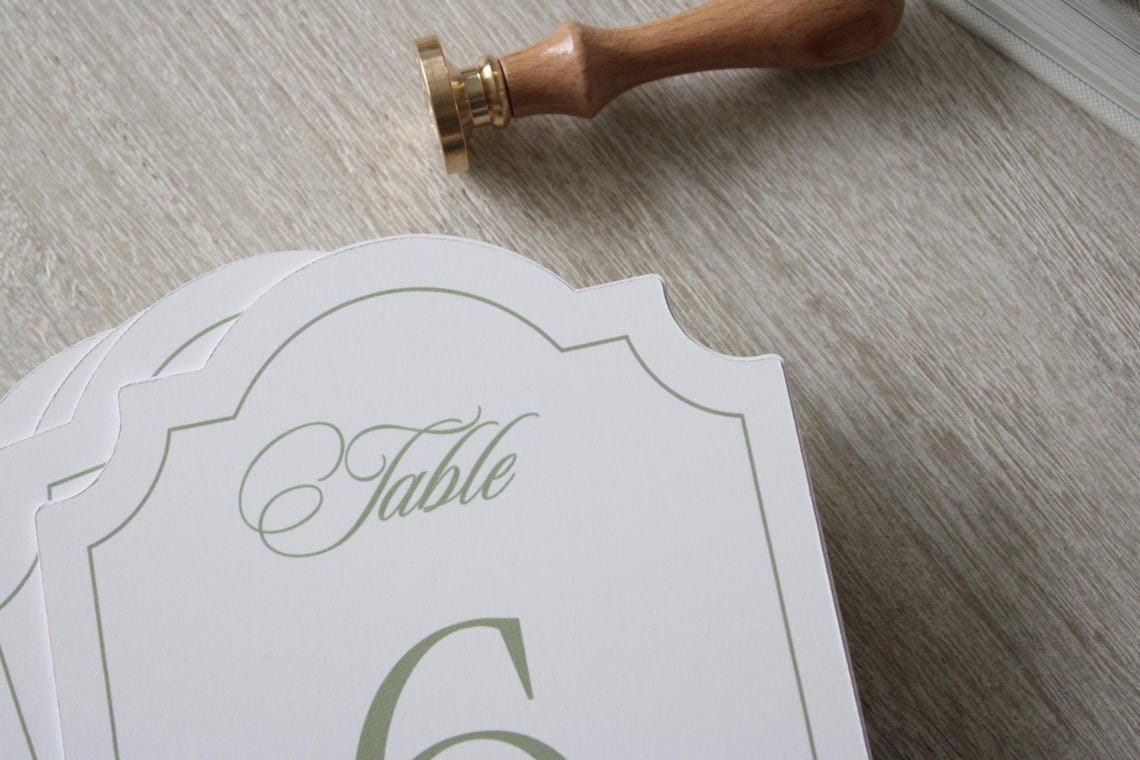 Wedding Table Numbers, Unique Shape Wedding Table Arrangements, Custom ...