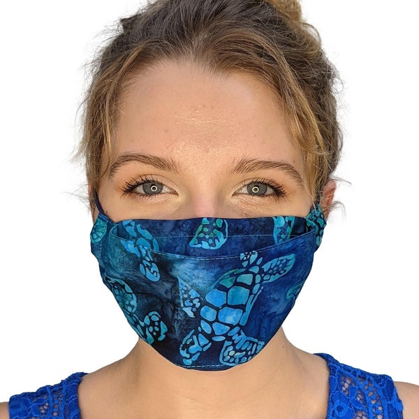 Sea Turtle Face Mask - Etsy