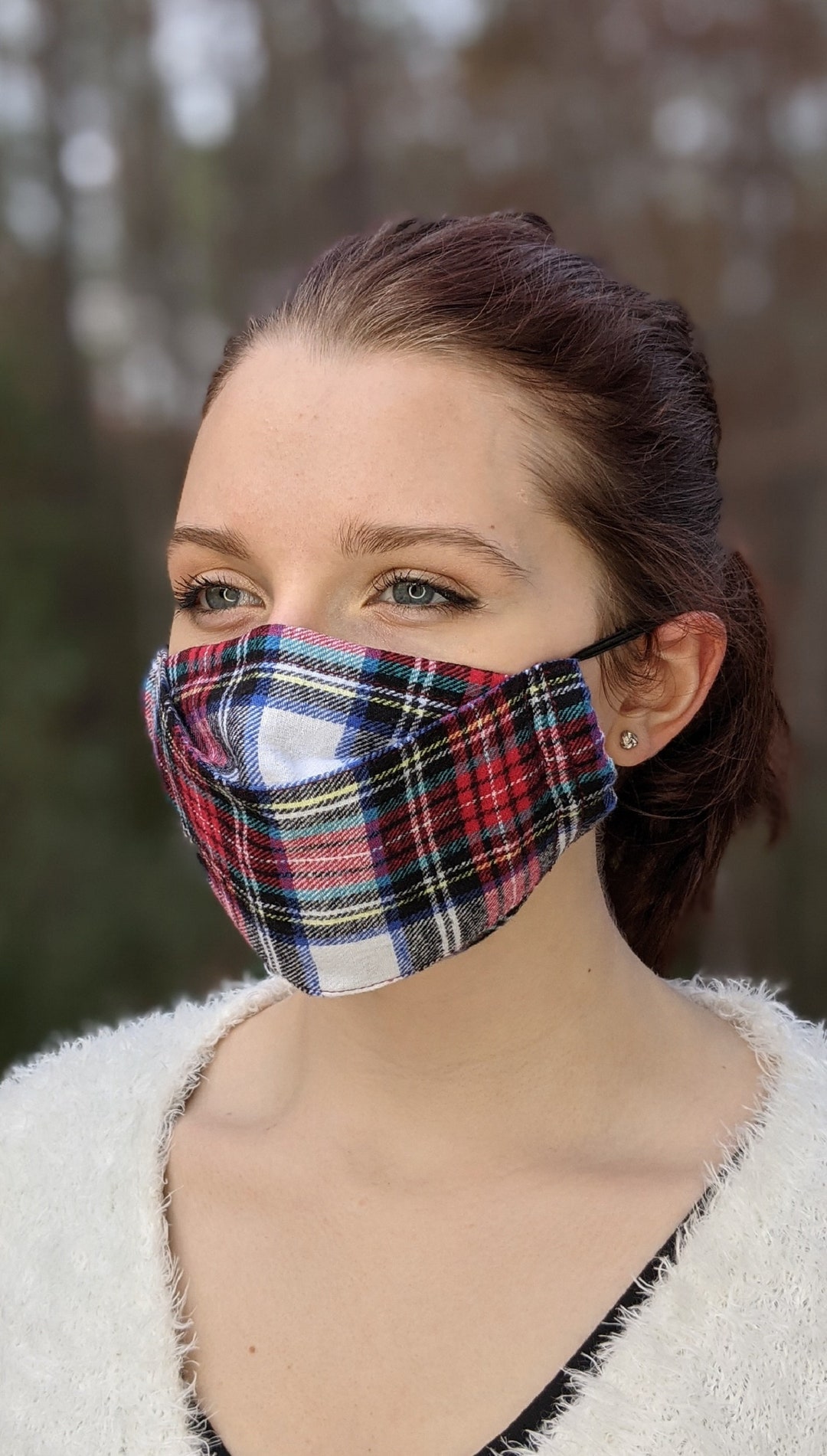 Face Mask 3 D Ply 3 Layer With Filter Pocket Adjustable Nose Wire ...