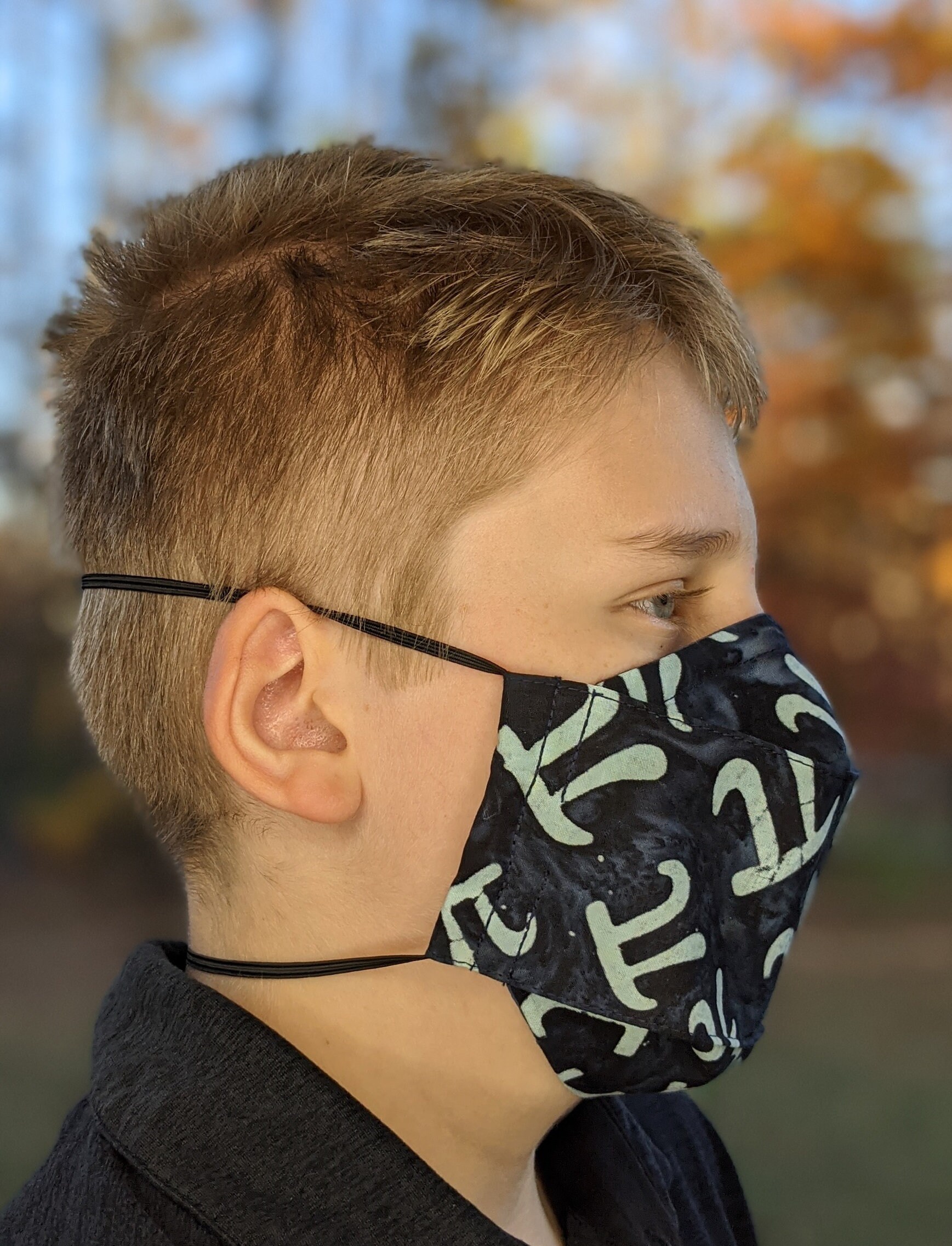 PI Math Face Mask, Speaking 3D Covering, Origami 3 Layer, Nose Wire ...