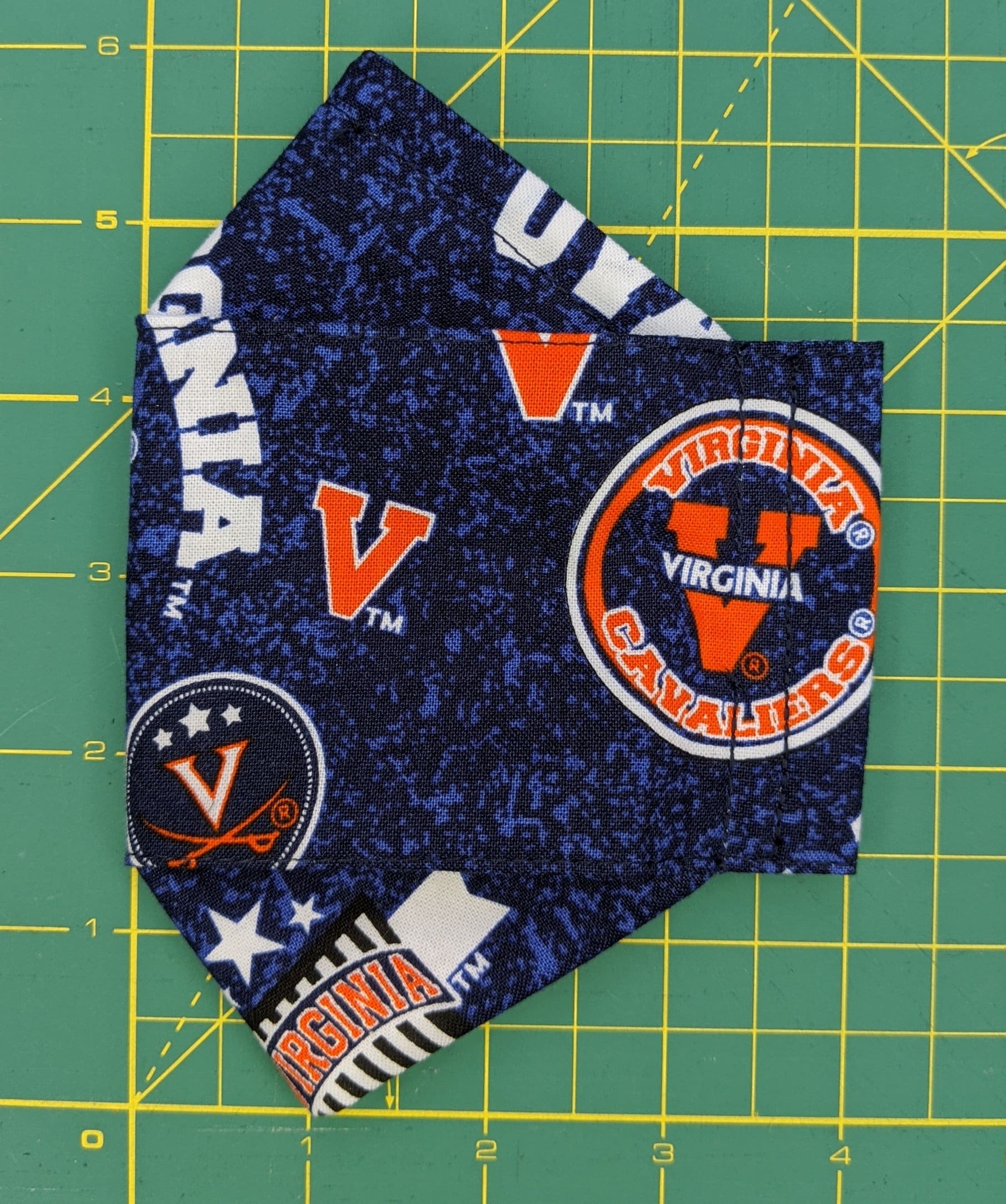 UVA 3d Face Mask Cavaliers University of Virginia 3 Layer Covering ...