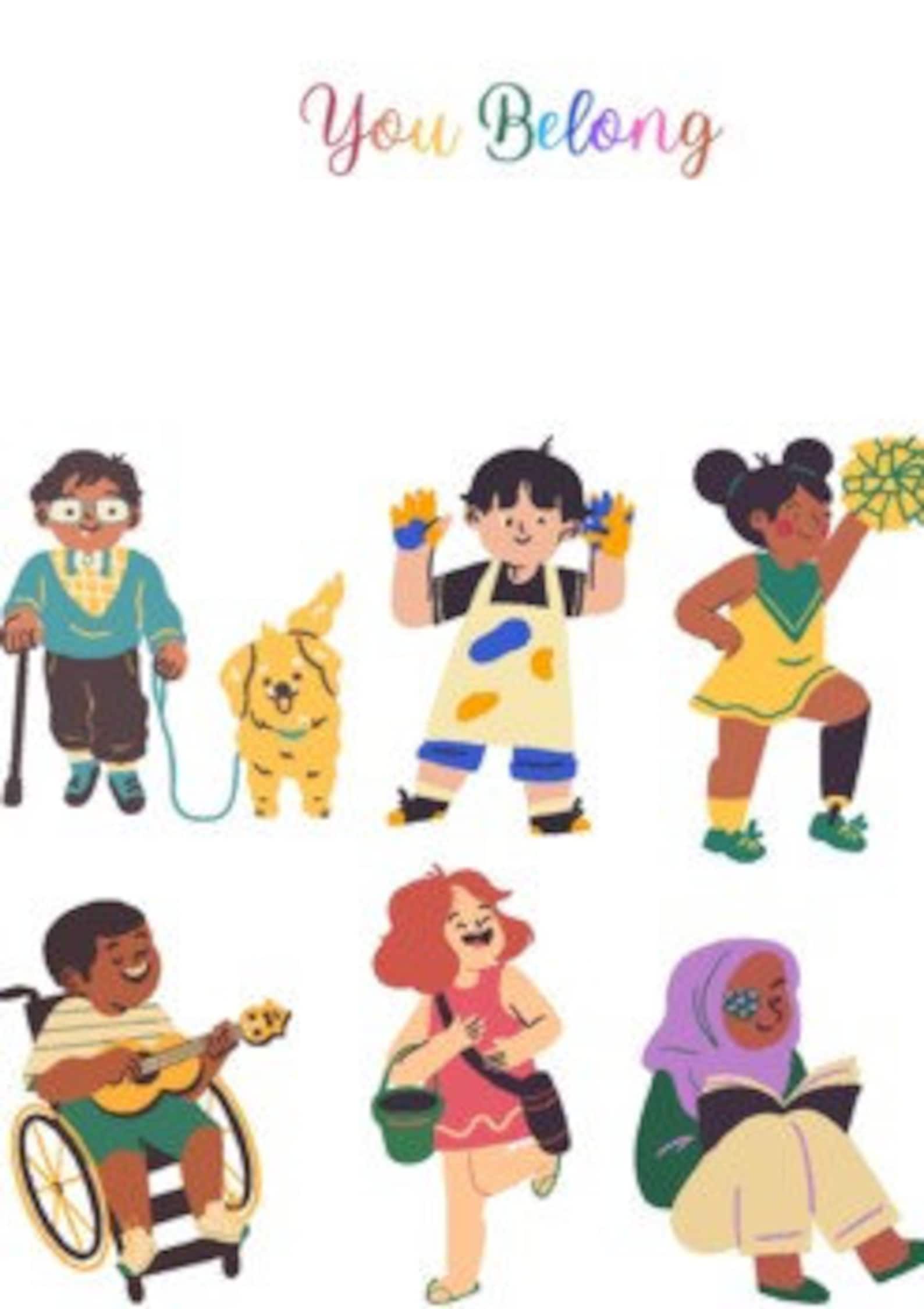 Colorful Diversity and Inclusion Classroom Posters - Etsy