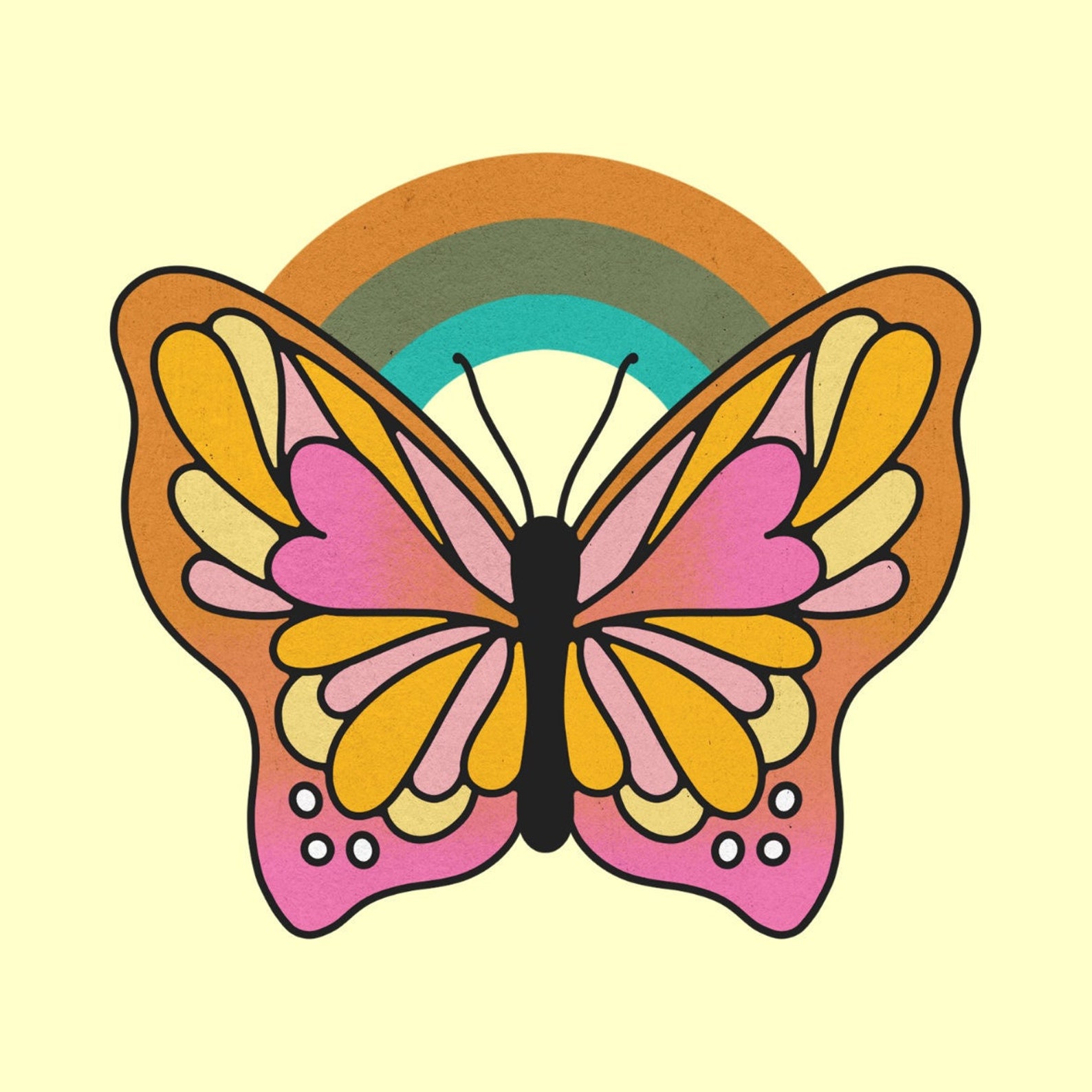 Printable Groovy Sticker Pack, Retro Aesthetic Stickers, Retro Stickers ...