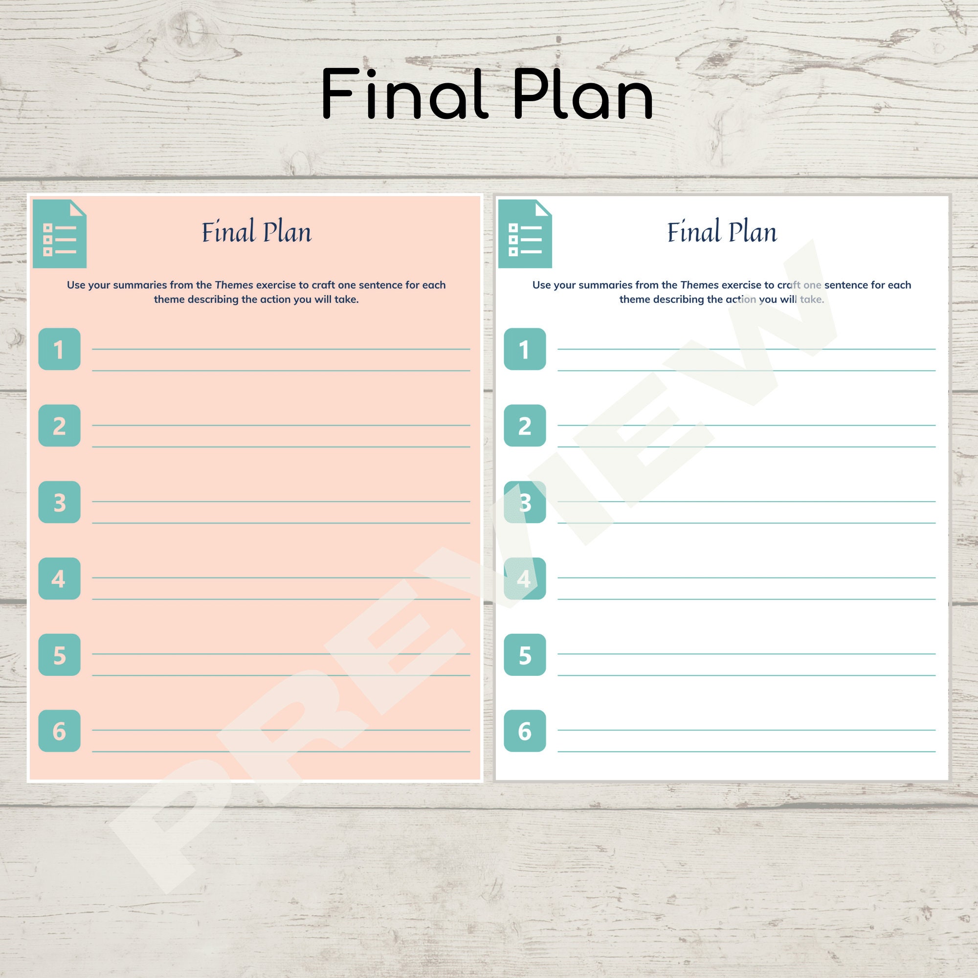Structured Brainstorming Exercise | Printable Templates | Idea ...