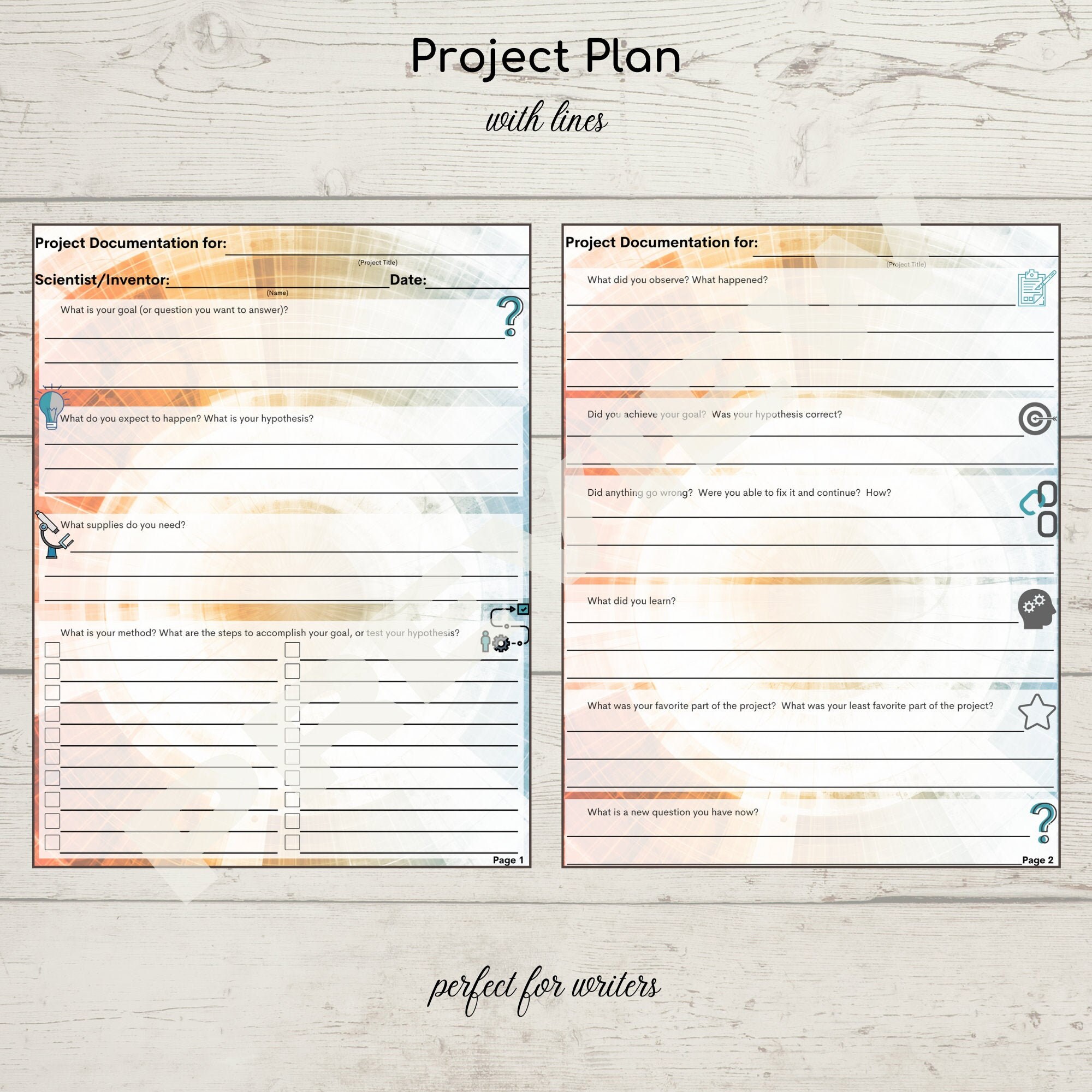 Project + Science Experiment Documentation | Lab Report | Research ...
