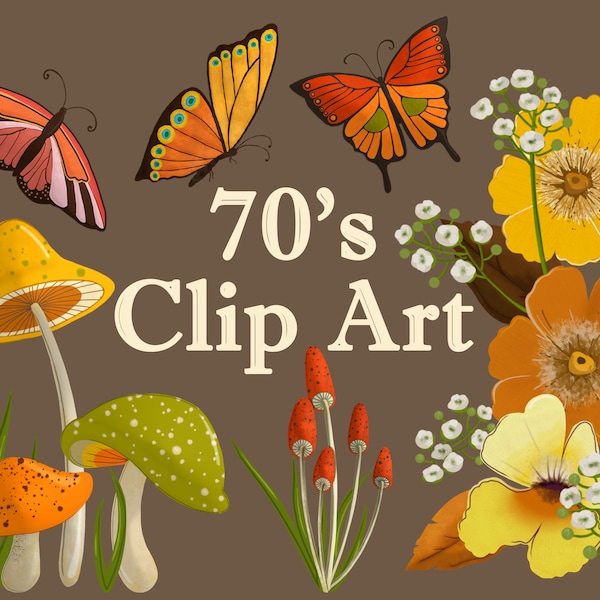 70s Clip Art - Etsy