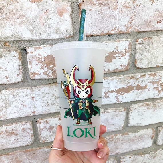 Loki Starbucks Cup Marvel Cup Avengers Tumbler - Etsy