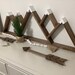 Mountain Snow Shelf | 5 Peak | Wood Mountain Shelf | Rustic Nursery ...