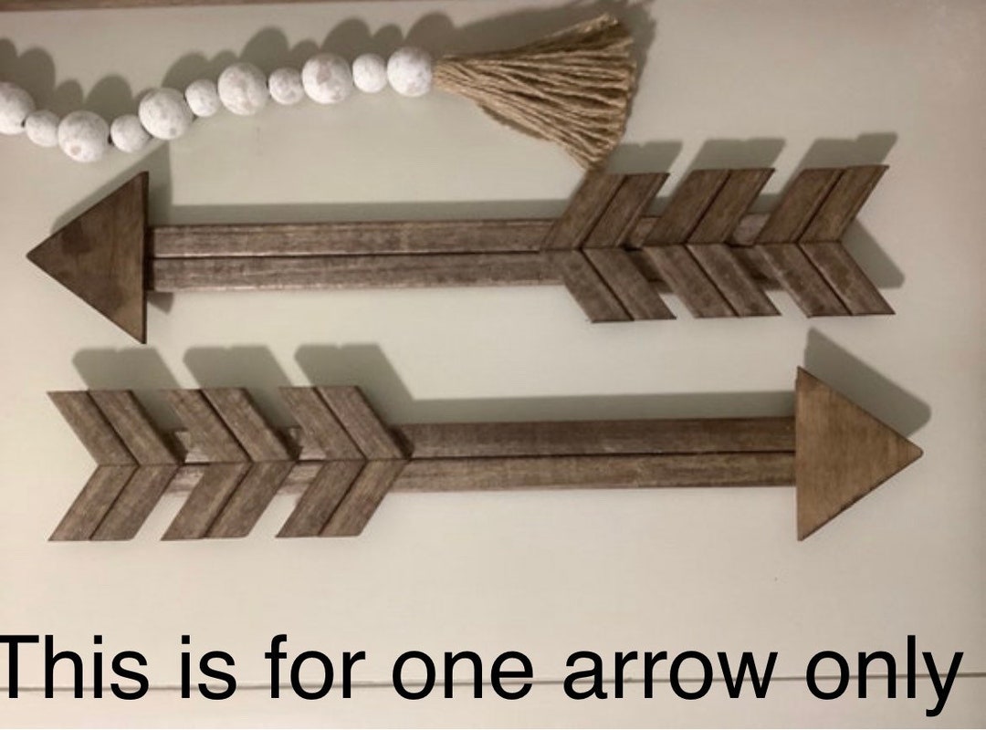Wooden Arrow Wall Decor - Etsy