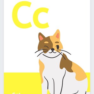 Rainbow Alphabet Posters - Etsy