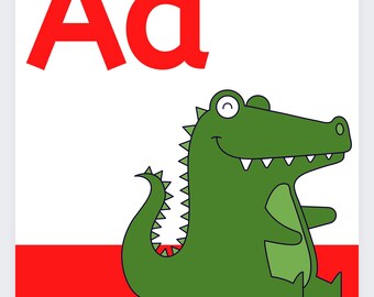 Classroom Alphabet Posters | Ocean Rainbow | Classroom Decor - Etsy