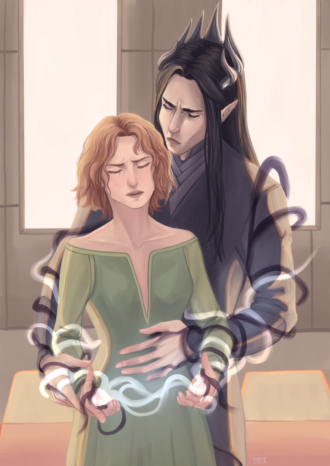 A Deal With the Elf King Eldas and Luella Print Book Overlay ...