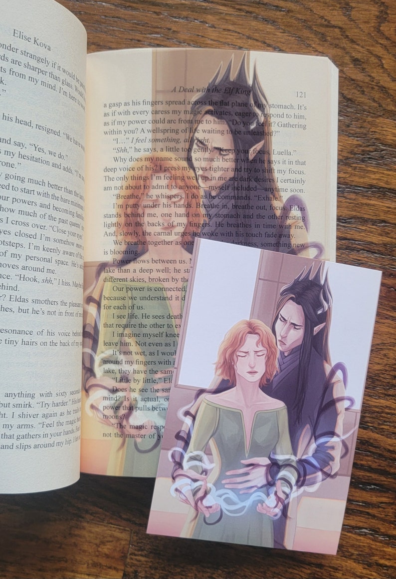 A Deal With the Elf King Eldas and Luella Print Book Overlay ...