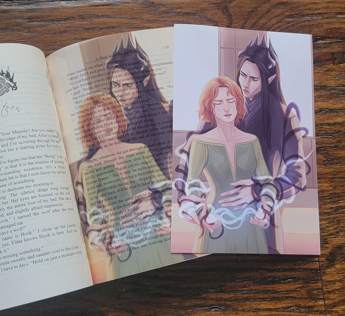 A Deal With the Elf King Eldas and Luella Print Book Overlay ...