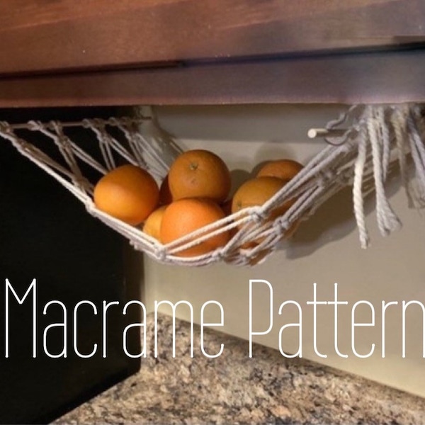 Fruit Hammock Macrame - Etsy