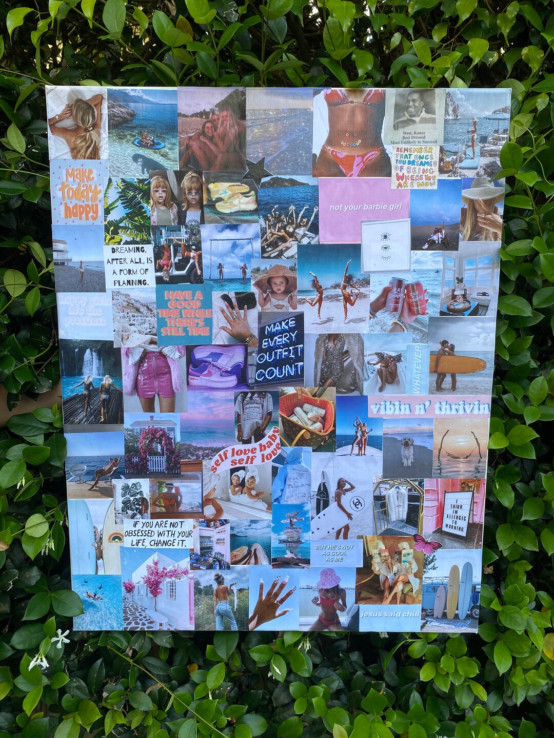 Vsco Inspired! Canvas Collage! Personalization Available! - Etsy