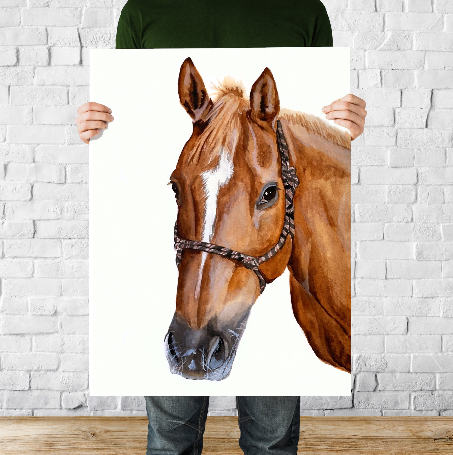 Horse Custom Art Custom Horse Painting Horse Portrait HORSE - Etsy