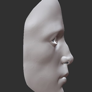 Custom Base Mask Blank White Design Individual Full Face Man Male ...