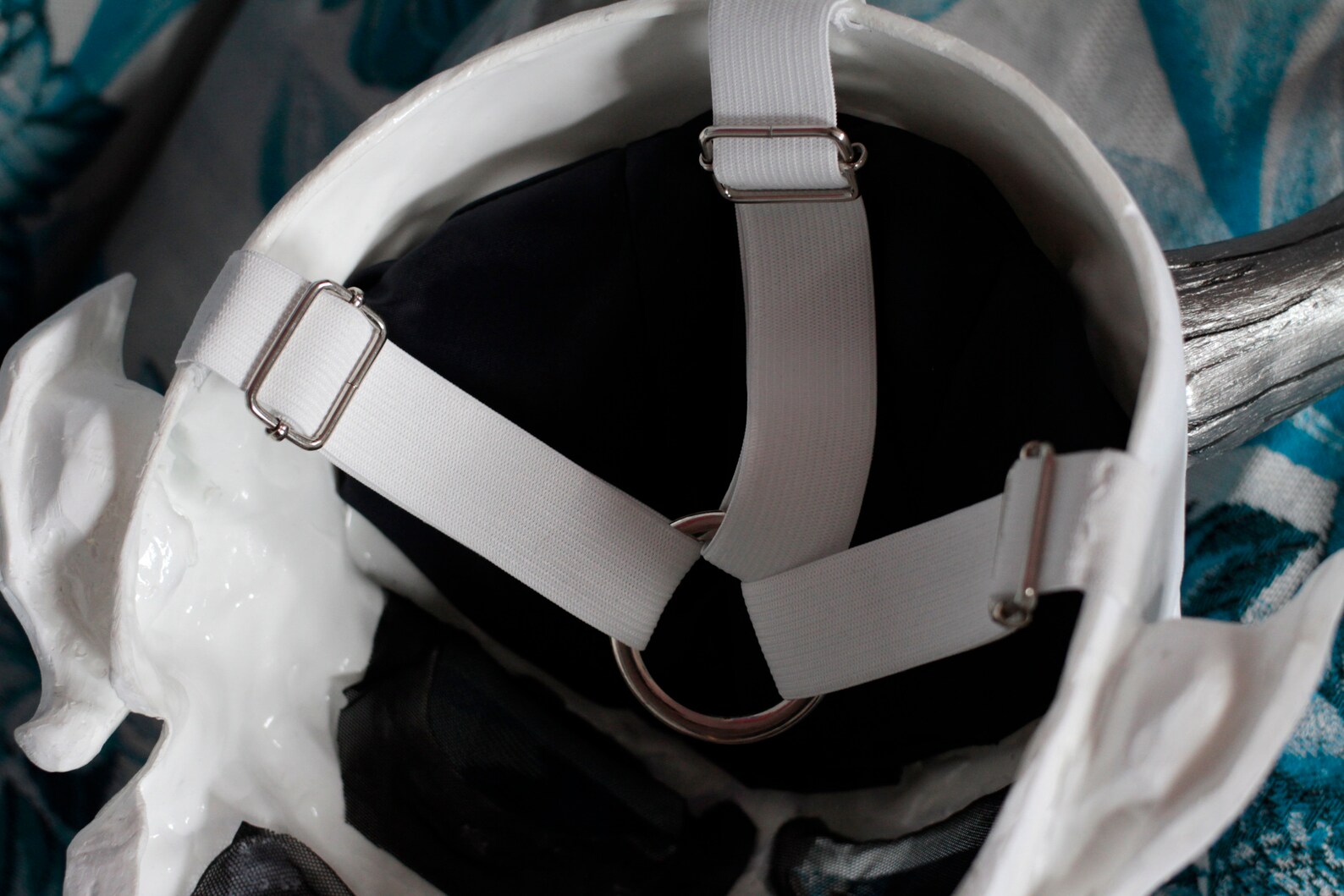 Oni Full Face Mask Samurai Japanese Demon Hannya White Cosplay - Etsy