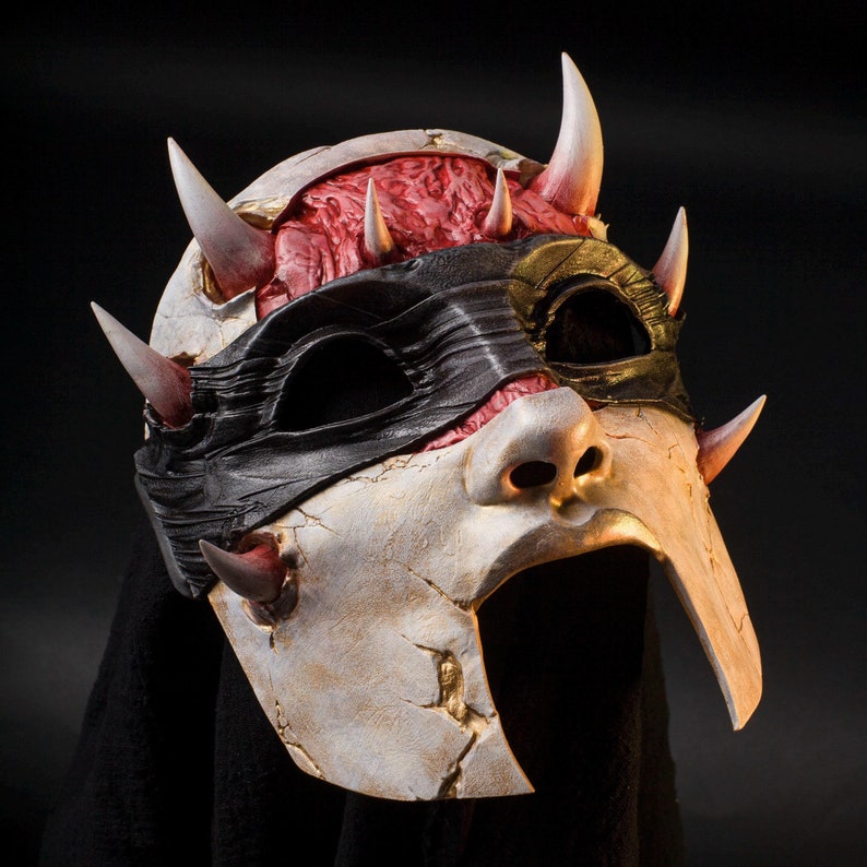 Demon Masker Halloween Lucifer Satan Cosplay God Duivel griezelige ...